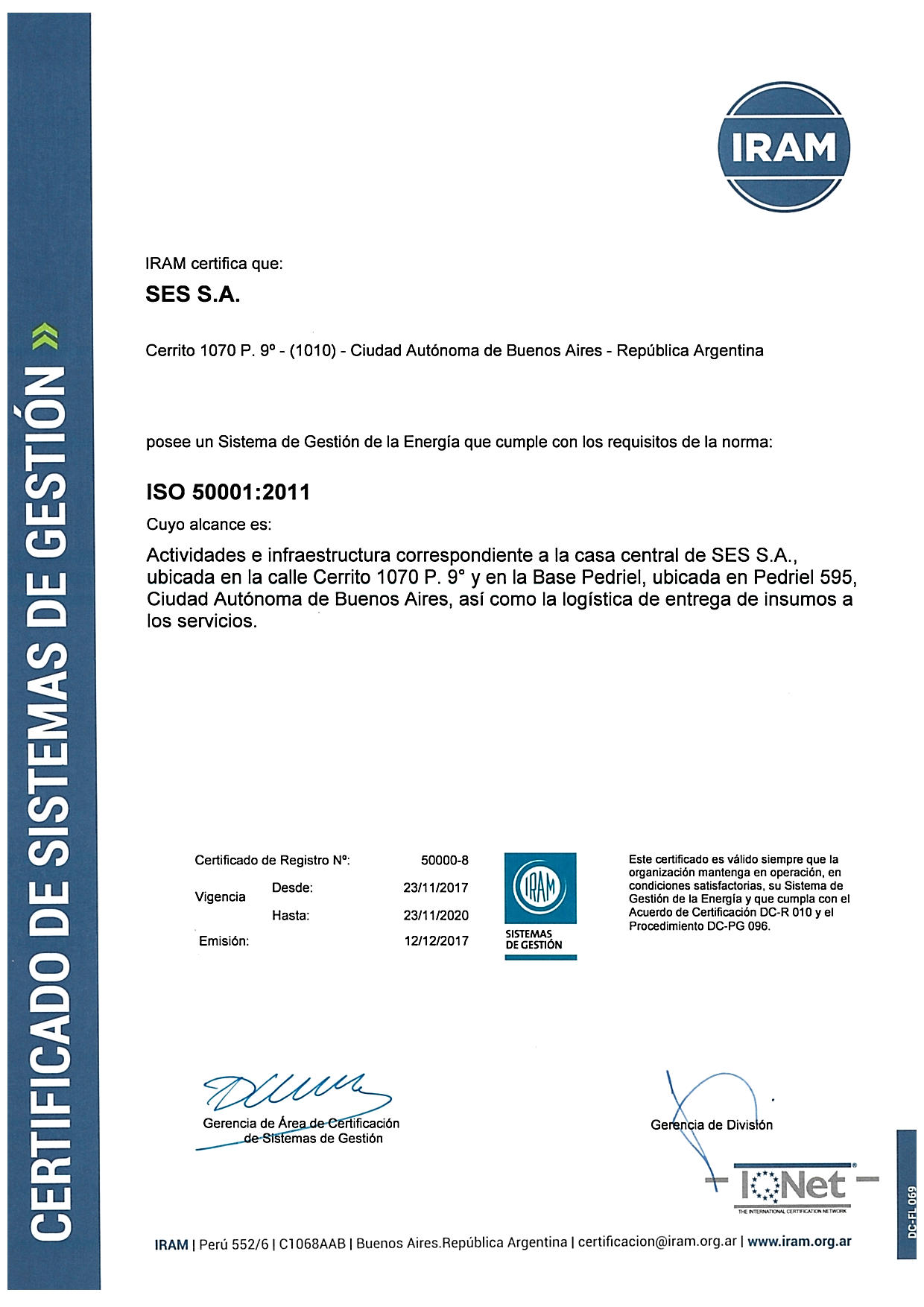 SES SA :: CONSTRUCCIÓN + SERVICIOS